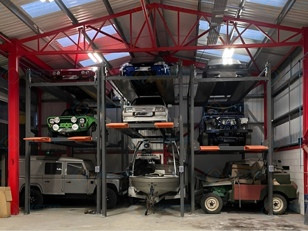 3F Triple Car Stacker Lift Installed in the UK by KETTP – QINGDAO KETTP ...