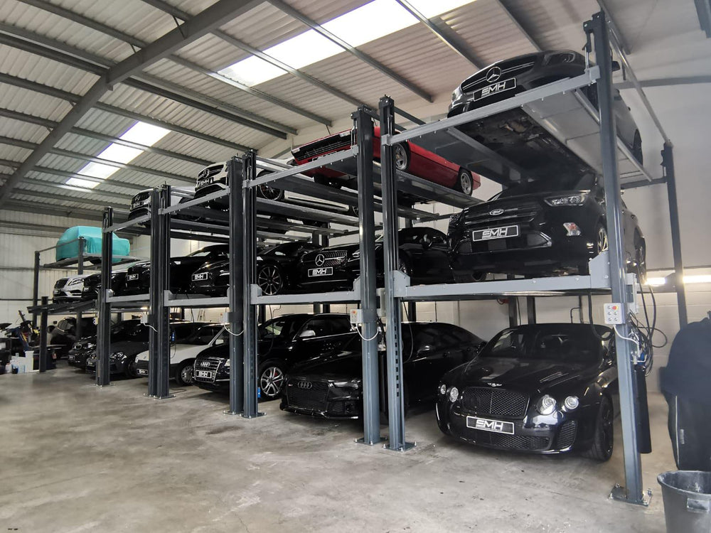 Car stackers, parking lifts, car storage lifts, puzzle parking system ...