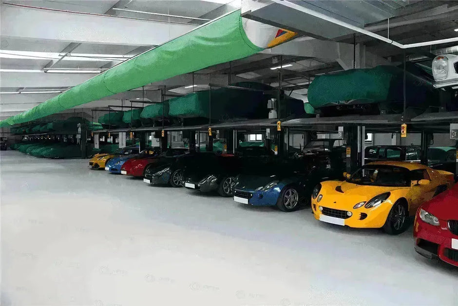 2-Levels Car Parking Lift, vehicle storage lift, garage car stackers ...