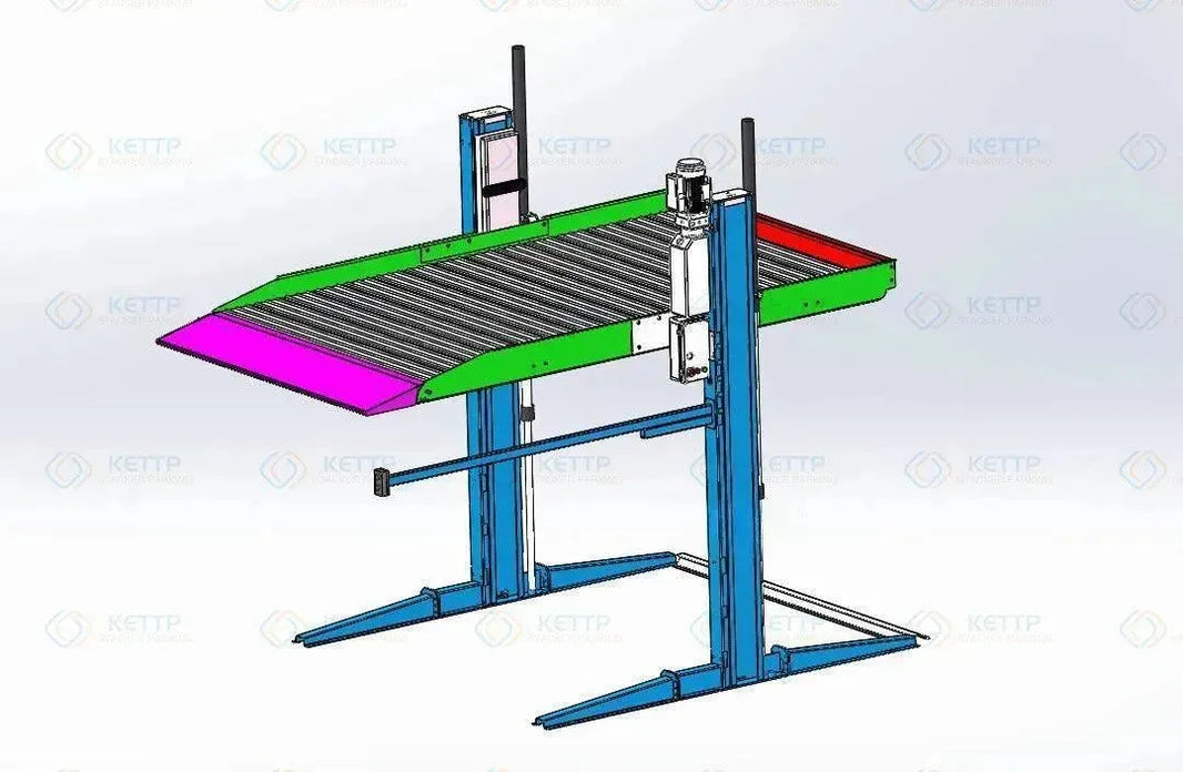 2-Levels Car Parking Lift, vehicle storage lift, garage car stackers ...