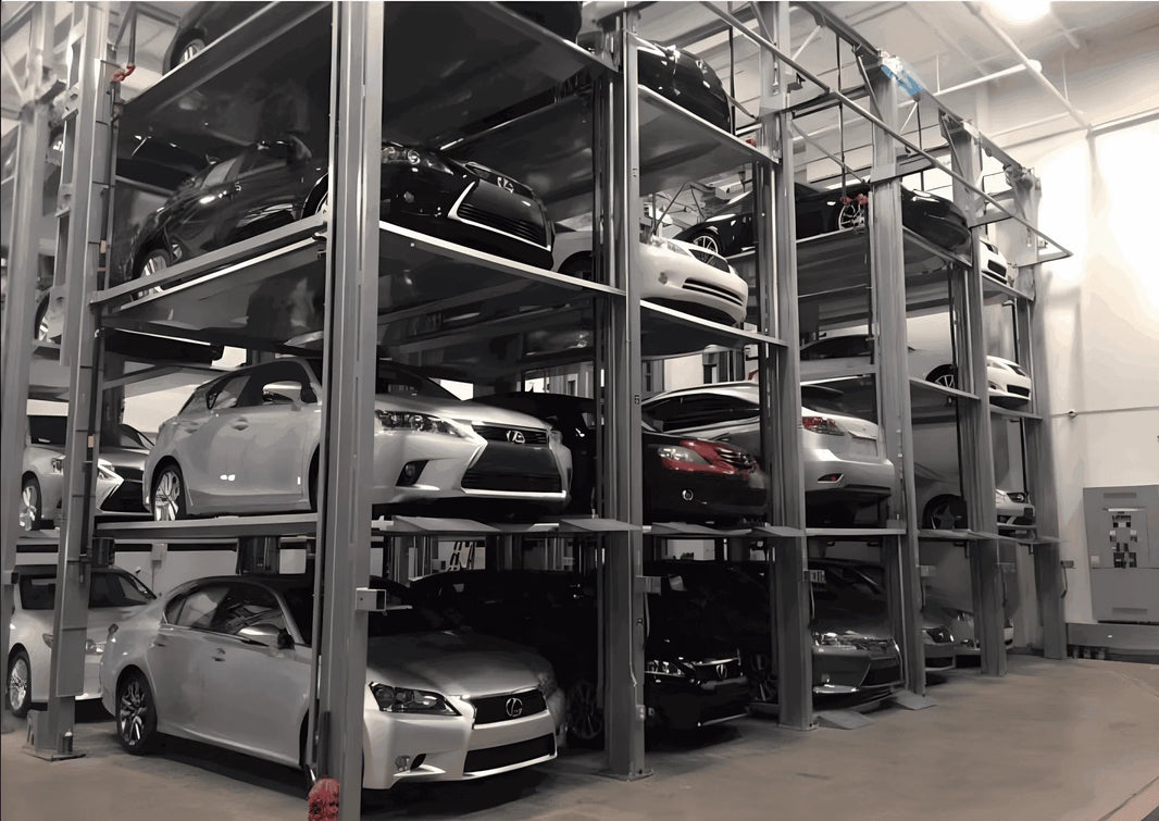 Tri-Level Car Storage lift & garage car stackers- KETTP – QINGDAO KETTP ...
