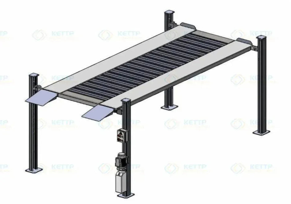 2-Levels Car Parking Lift, vehicle storage lift, garage car stackers ...